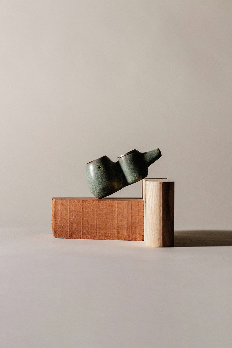 Double Chamber Pipe – Indigo & Cloth