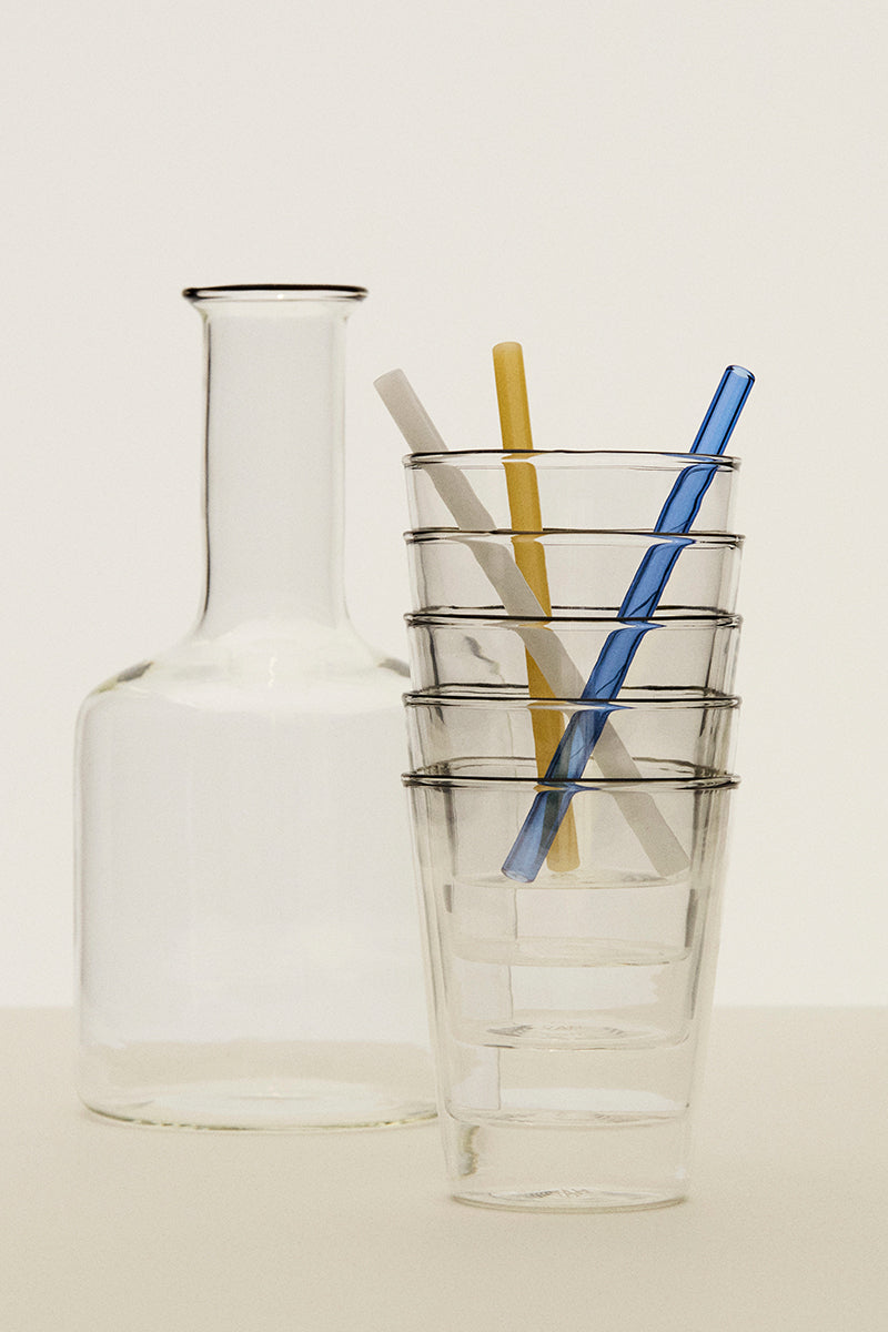 Sip Cocktail Straw Set of 4 - Opaque Mix – Indigo & Cloth